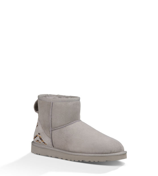 UGG Classic Mini Rustic Weave ASH
